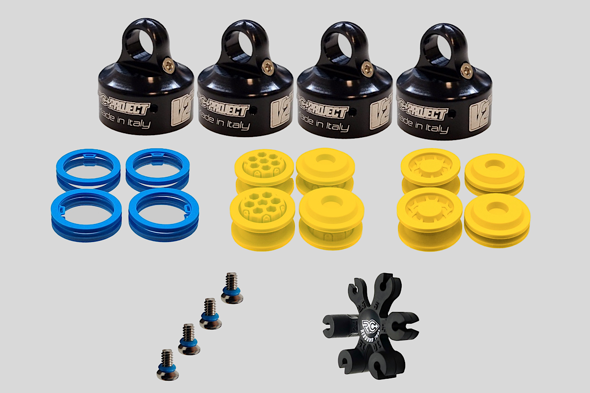 RC-Project Aluminium Shock Caps V2 TNG - Agama N1 – Nemo Racing